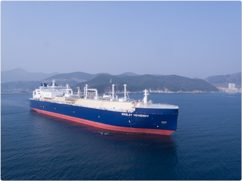 대우조선해양, 쇄빙LNG선 4척 명명식